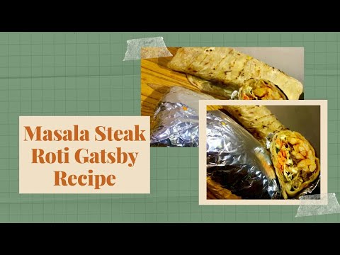 Homemade Masala Steak Roti Gatsby/ Cape Town style - YouTube