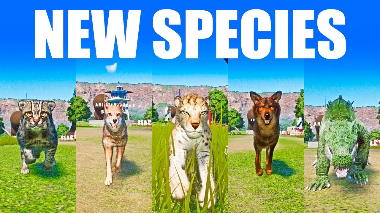New Species Animals Speed Races in Planet Zoo included Fishing cat ...