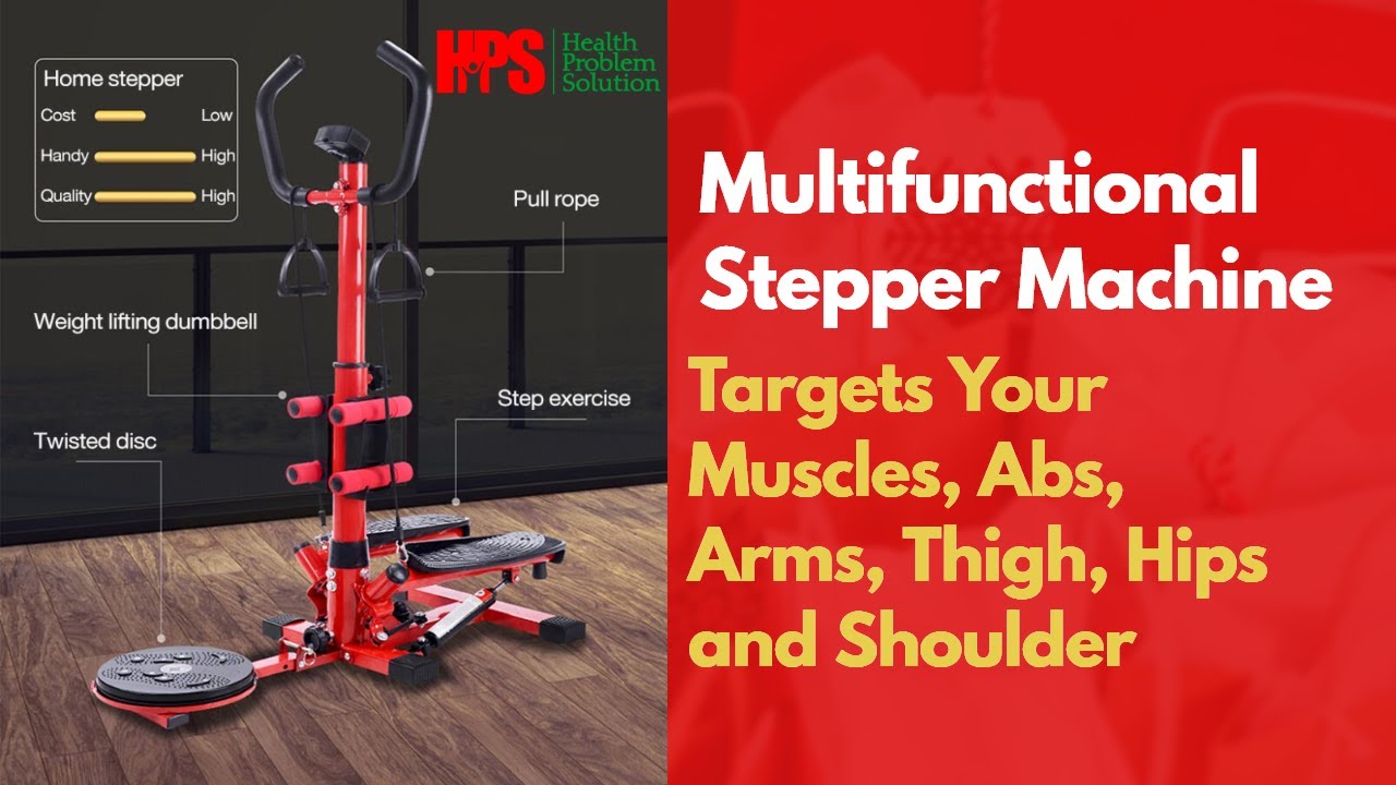 The Multi-functional Stepper Exercise Machine - YouTube