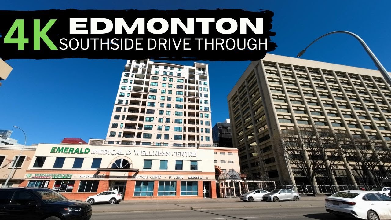 Edmonton Southside Evening Rush Hour Drive | Alberta Canada | 4K - YouTube