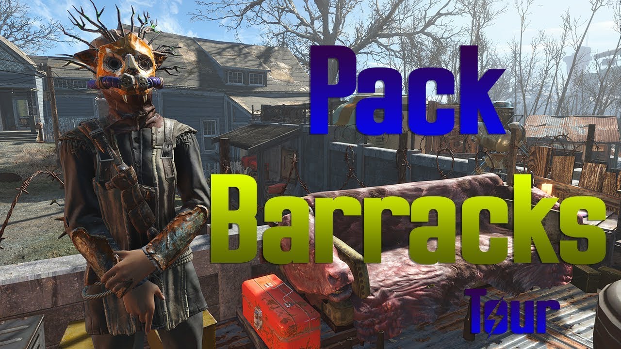 Pack Barracks - Fallout 4 Covenant Settlement - YouTube