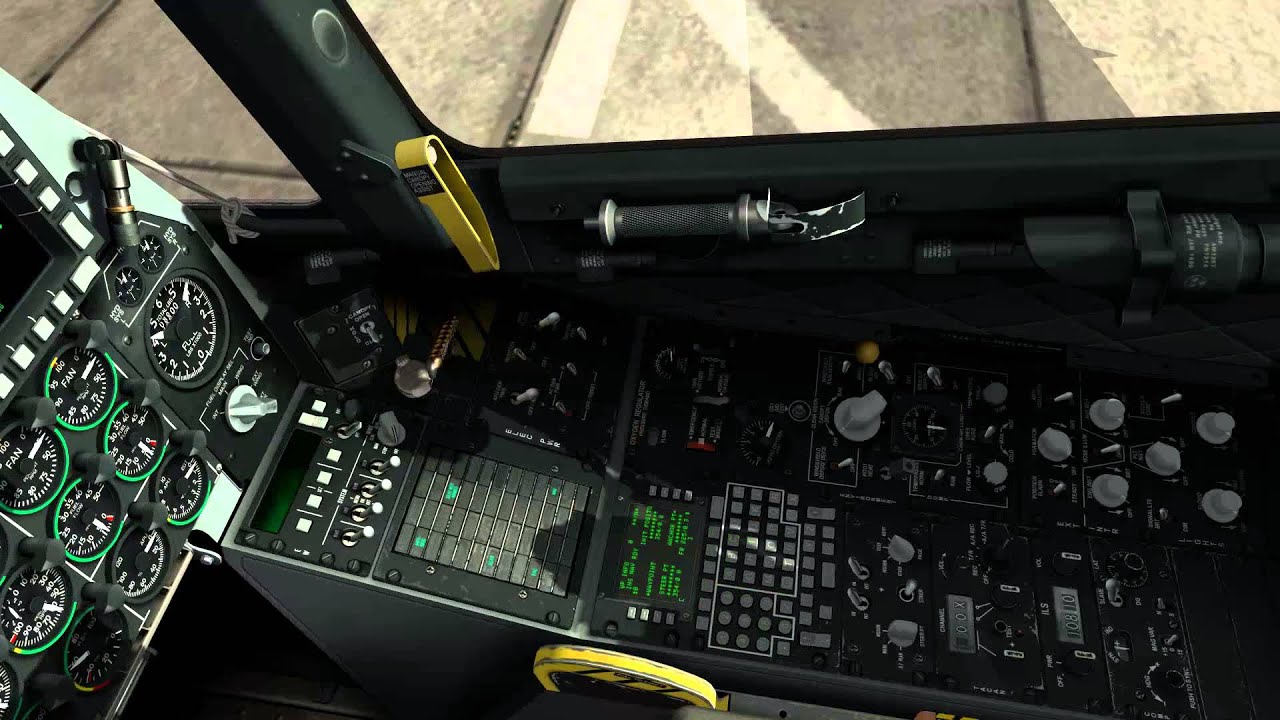 DCS A-10C Warthog - Startup and takeoff - YouTube