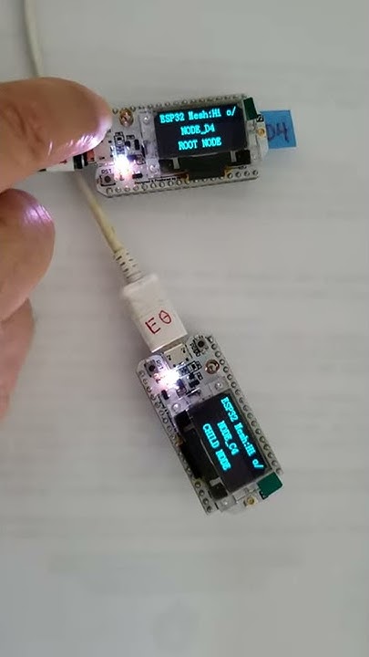 ESP32 MESH — HANDS-ON — Simple Mesh ESP32 Mesh Net — Expressif SDK-IDF #esp32MeshSeries Episode ...