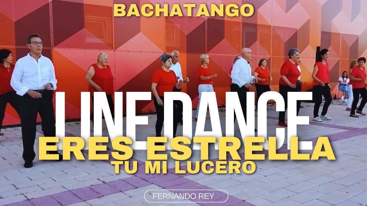 Eres Estrella , tu mi lucero ( Bachatango ) ★ Baile en Linea ★ Line ...