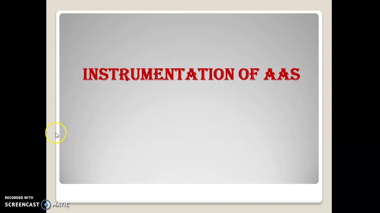 AAS-INSTRUMENTATION-2 - YouTube