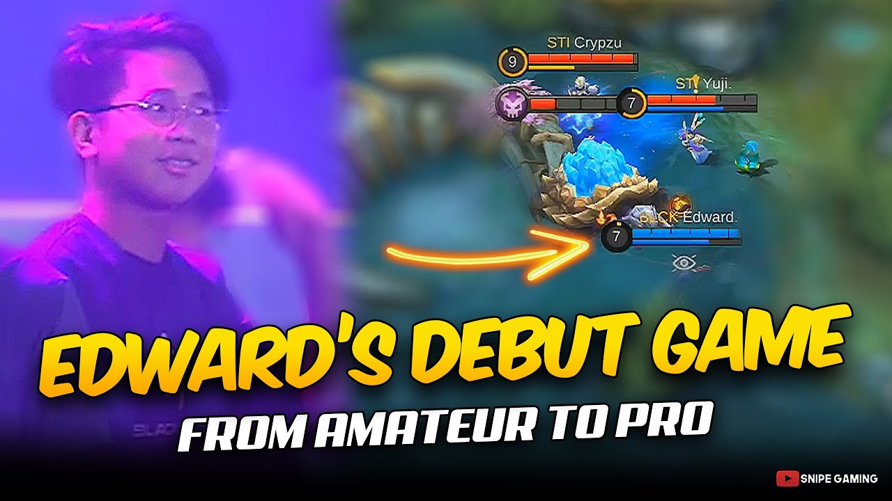 THROWBACK: EDWARD's FIRST GAME in MPL PH . . . 😮 - YouTube