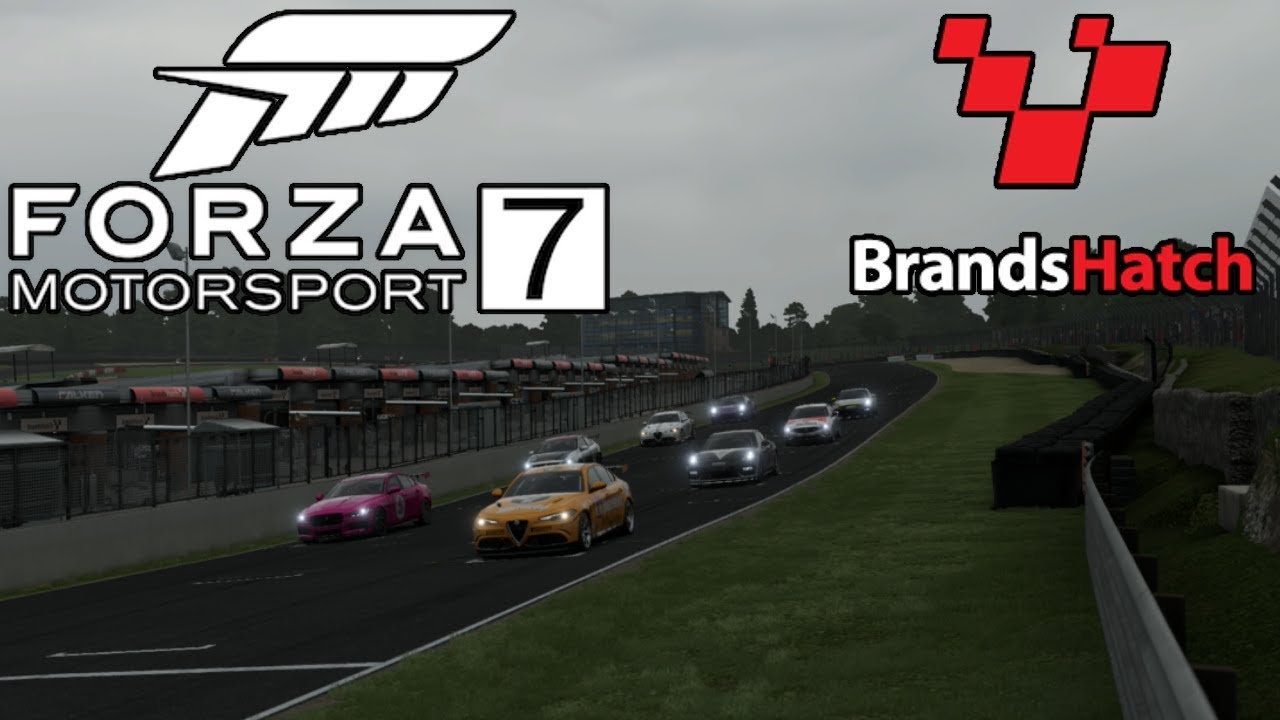 Euro V8 Supercars Race 1 - Brands Hatch Indy (Forza Motorsport 7) - YouTube