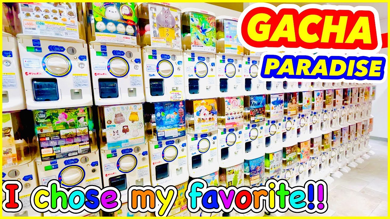 GACHAGACHA CAPSULE TOYS in JAPAN! I tried various GACHAPON!! - YouTube