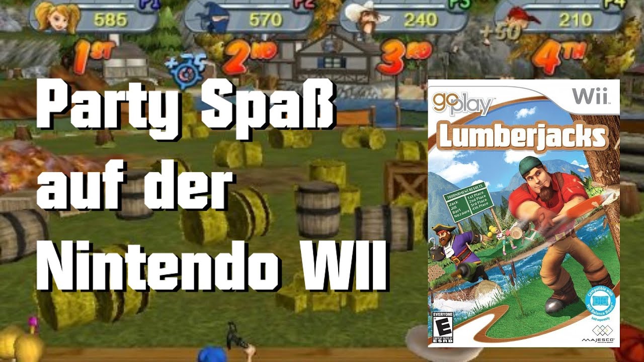 🕹️ RETRO GAMES 💾 Go Play Lumberjacks 🌲🪓 ( Nintendo Wii ) - YouTube