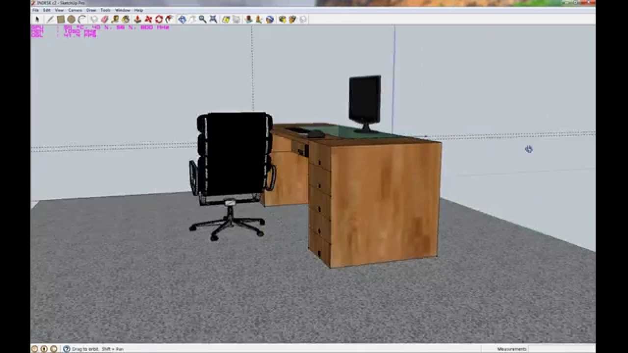 Integrated Into Computer Desk