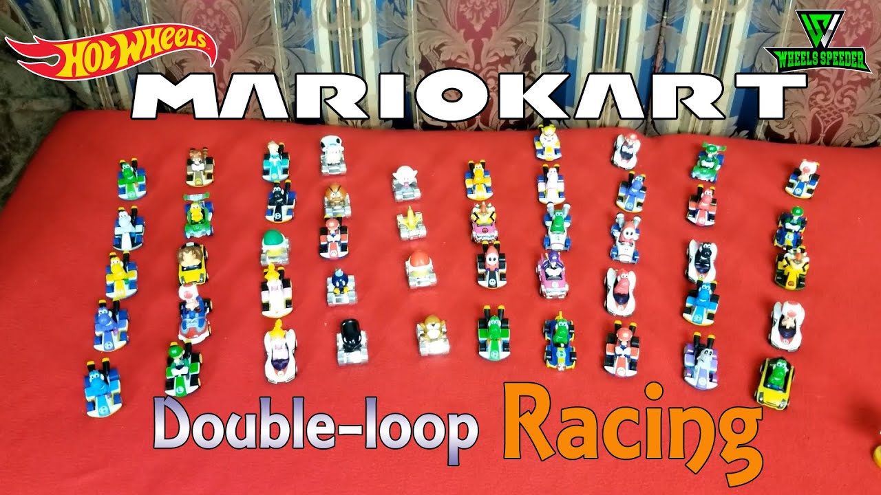 Hot Wheels Mario Kart Double-loop Racing - 48 Karts - YouTube