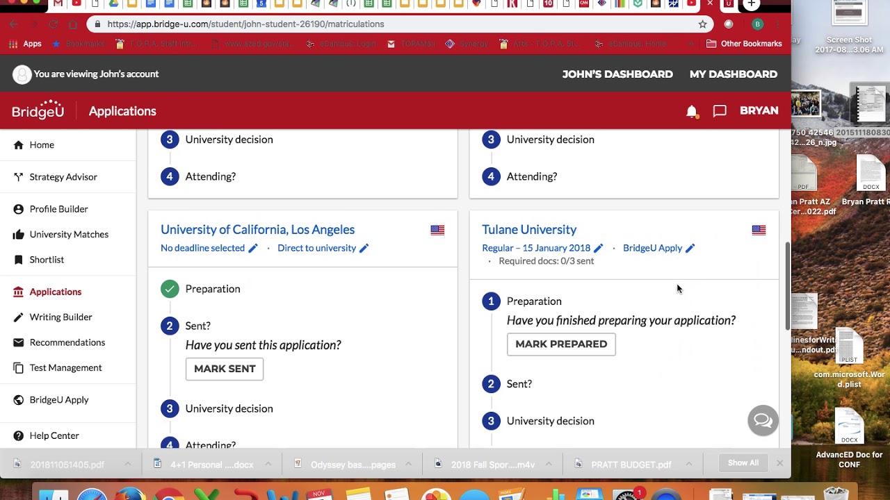 BridgeU Review, Writing Builder, Strategy Builder, Recommendations ...