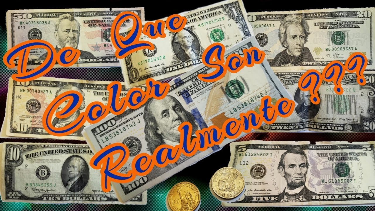 De qué color son los dólares ?? - YouTube