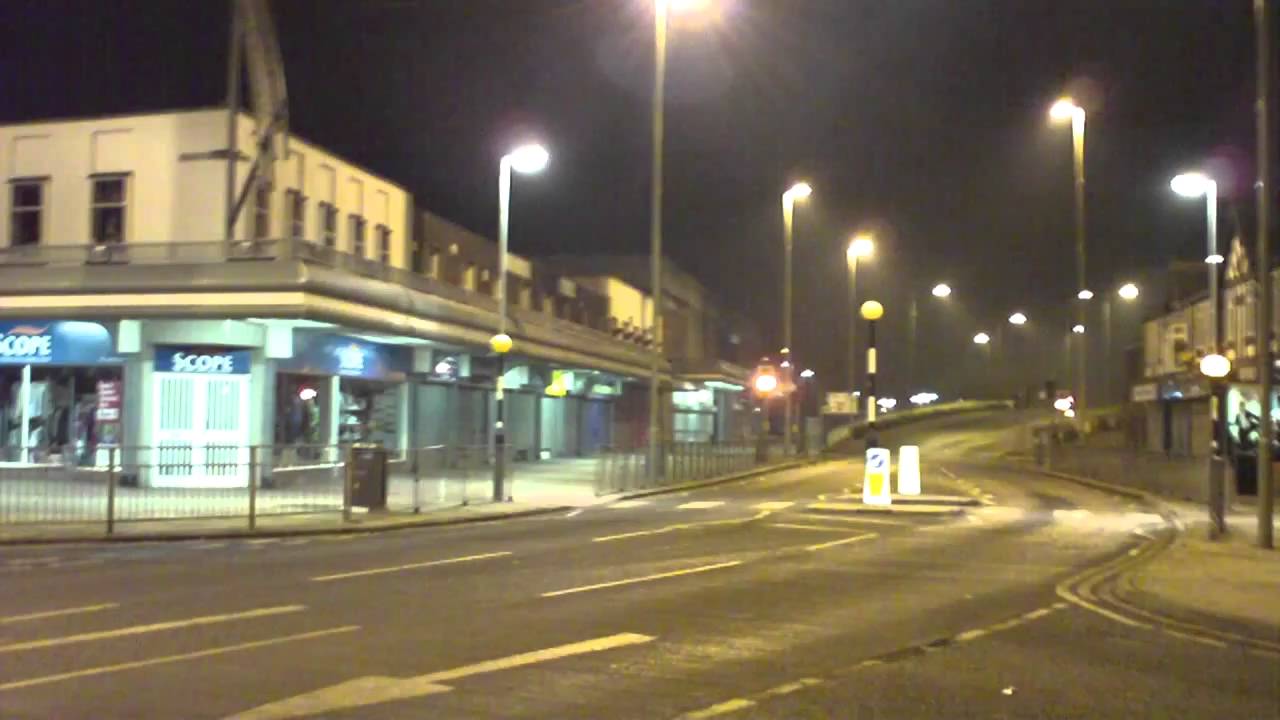 Jarrow Town Centre at Night March 7th 2011. - YouTube