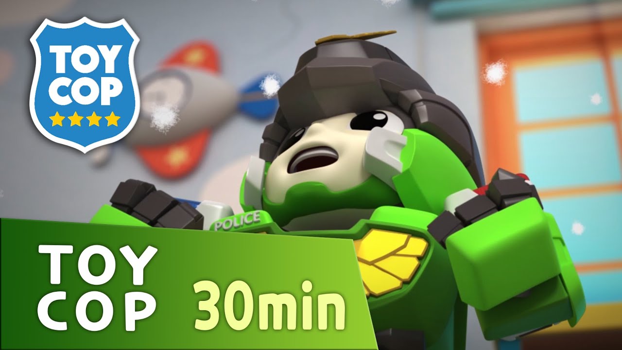 [TOYCOP] Funny episode 9 l 30min Play l TOYCOP - YouTube