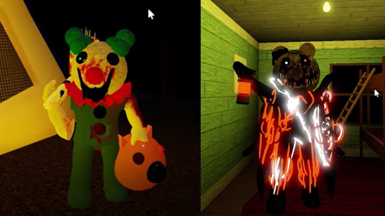 Piggy The Result Of Isolation Scariest Skins Jumpscares Concept - YouTube