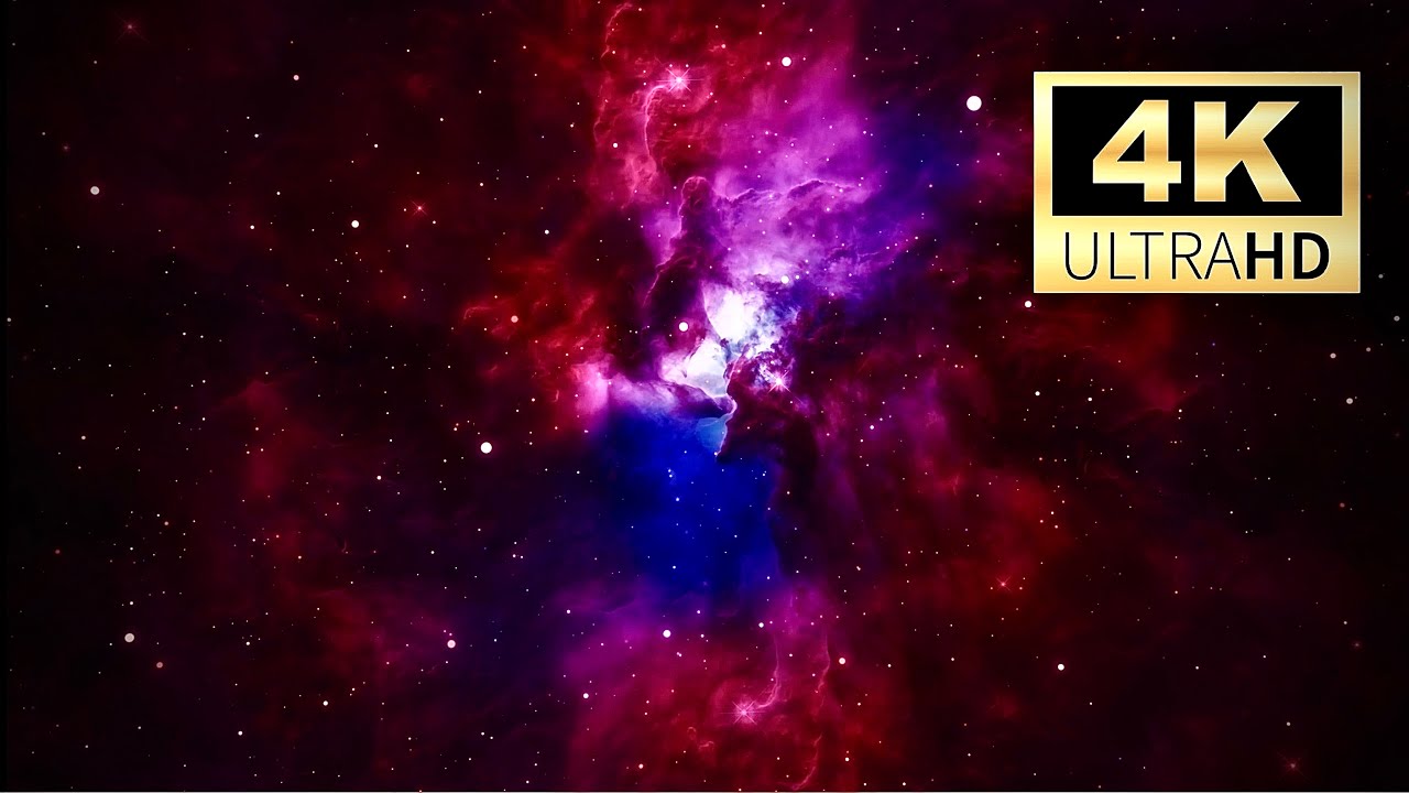 Space Ambient Music 4K Vol. 2 • Deep Relaxation Space for Sleep • Heal ...