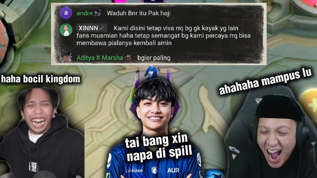 NGAKAK!! BANG XIN SPILL DM IG AERONSHIKI!! AERONSHIKI REAL KINGDOM GEYS ...