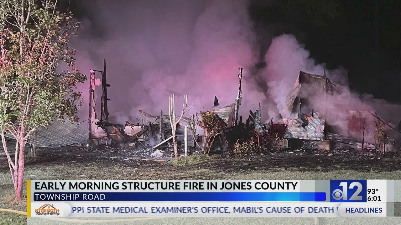 Authorities investigate ‘suspicious’ Jones County house fire - YouTube