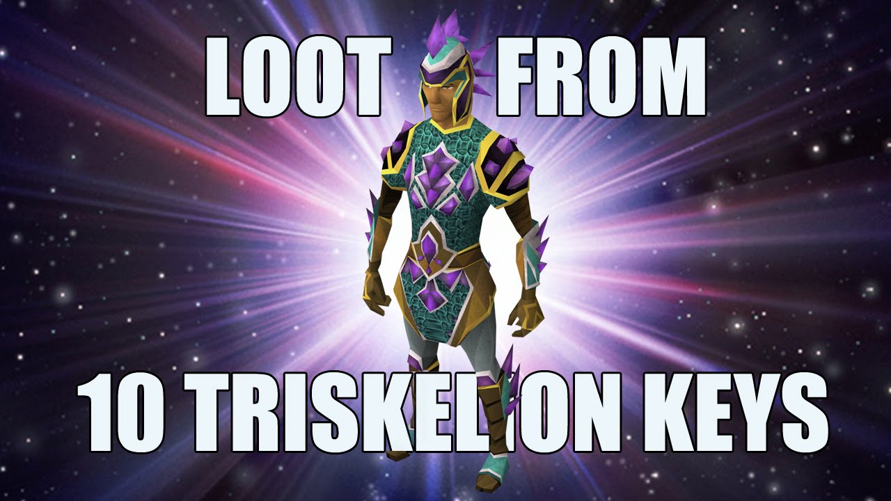 TRISKELION TREASURES - Loot from 10 Keys! (RuneScape 3) - YouTube