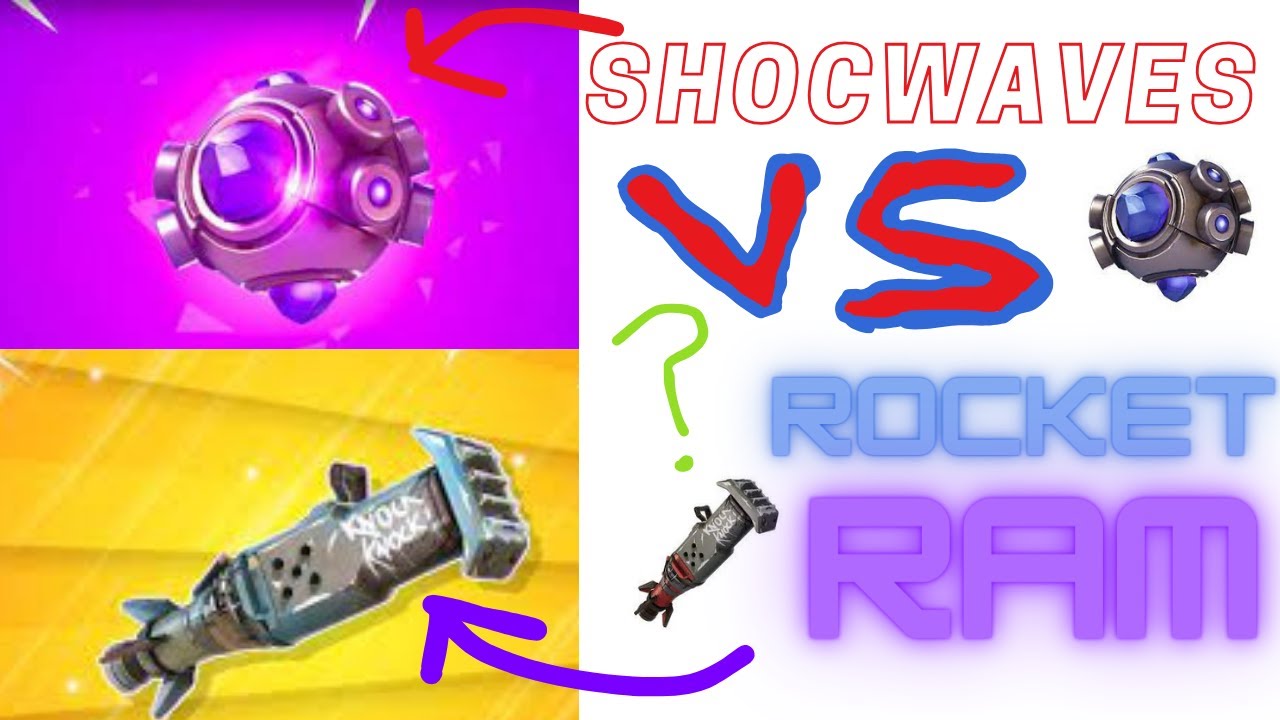 Should YOU use shockwaves or the rocket ram in Fortnite season 4? - YouTube