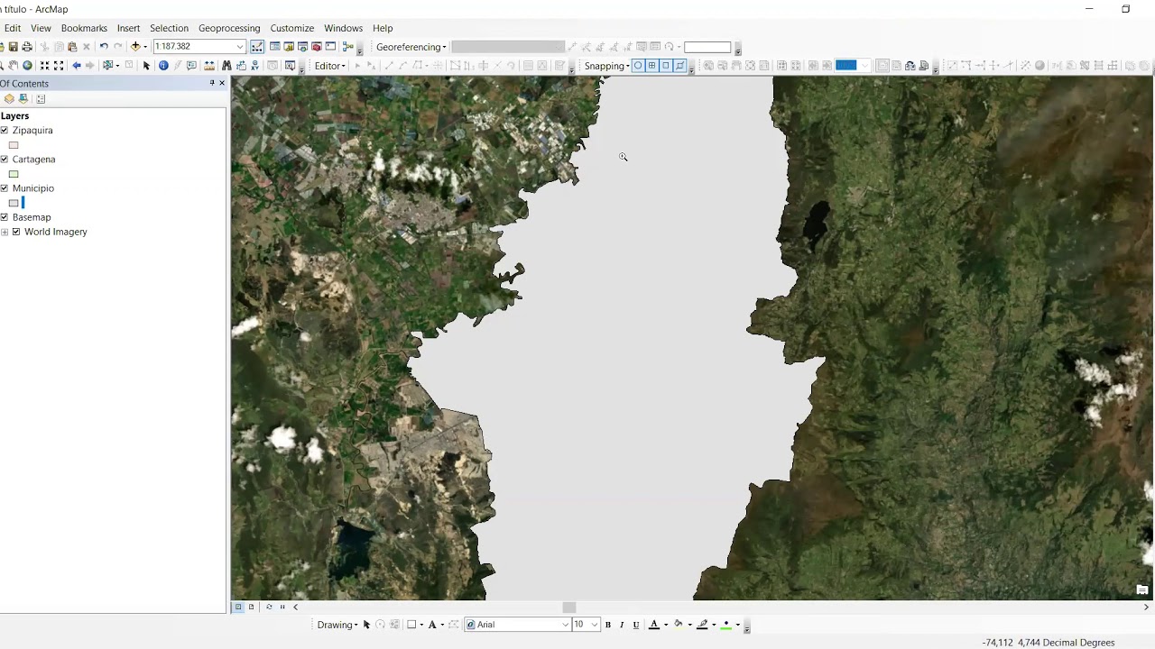 Visualizar Base Map ArcMap - YouTube