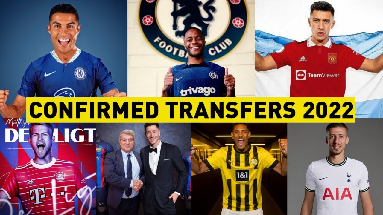 ALL LATEST CONFIRMED TRANSFER NEWS 2022 SUMMER! FT. STERLING, RONALDO ...