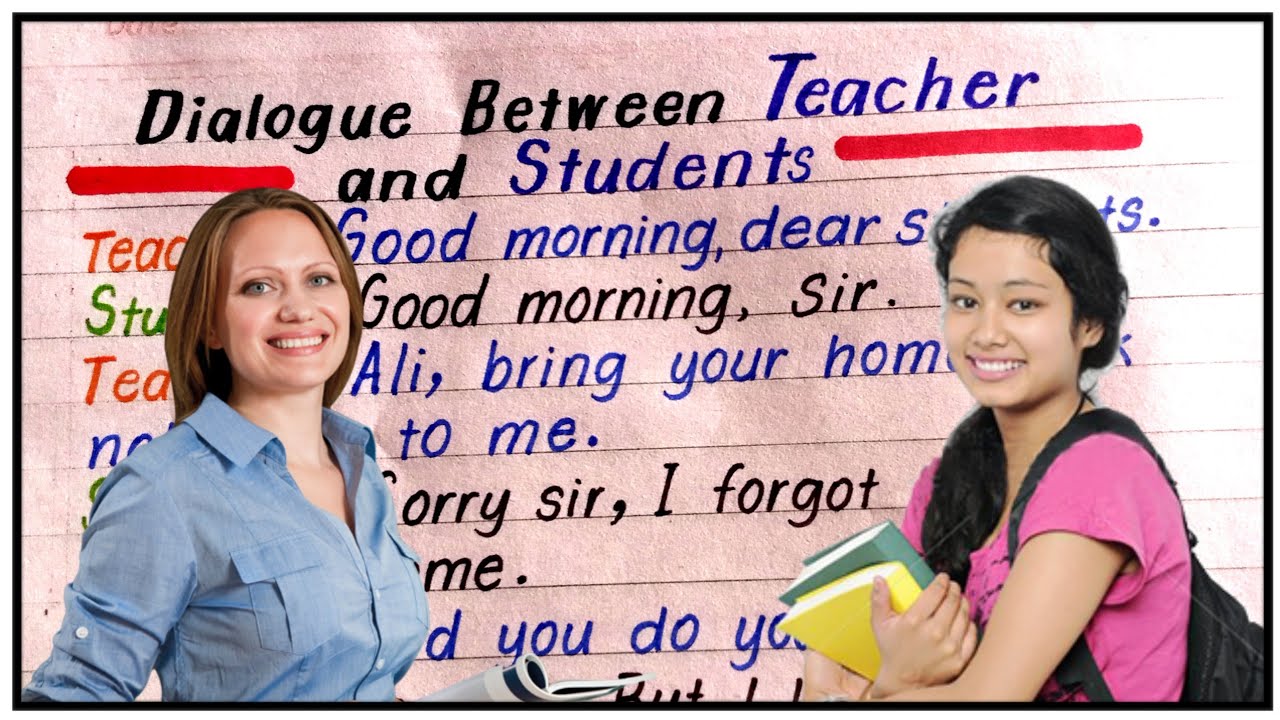 Dialogue between Teacher and Student Conversation between Teacher and ...
