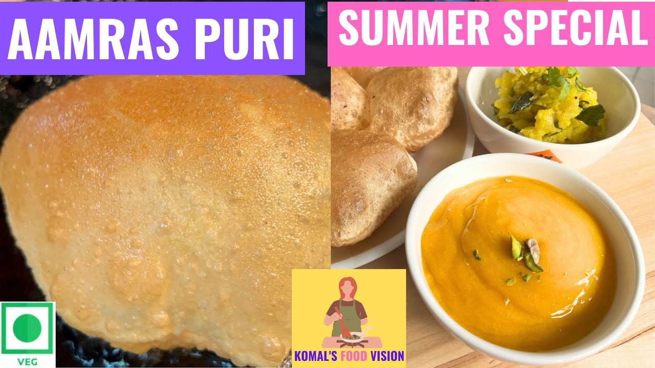 Aamras Puri Traditional Maharashtriy Combination| Mango Pulp with ...