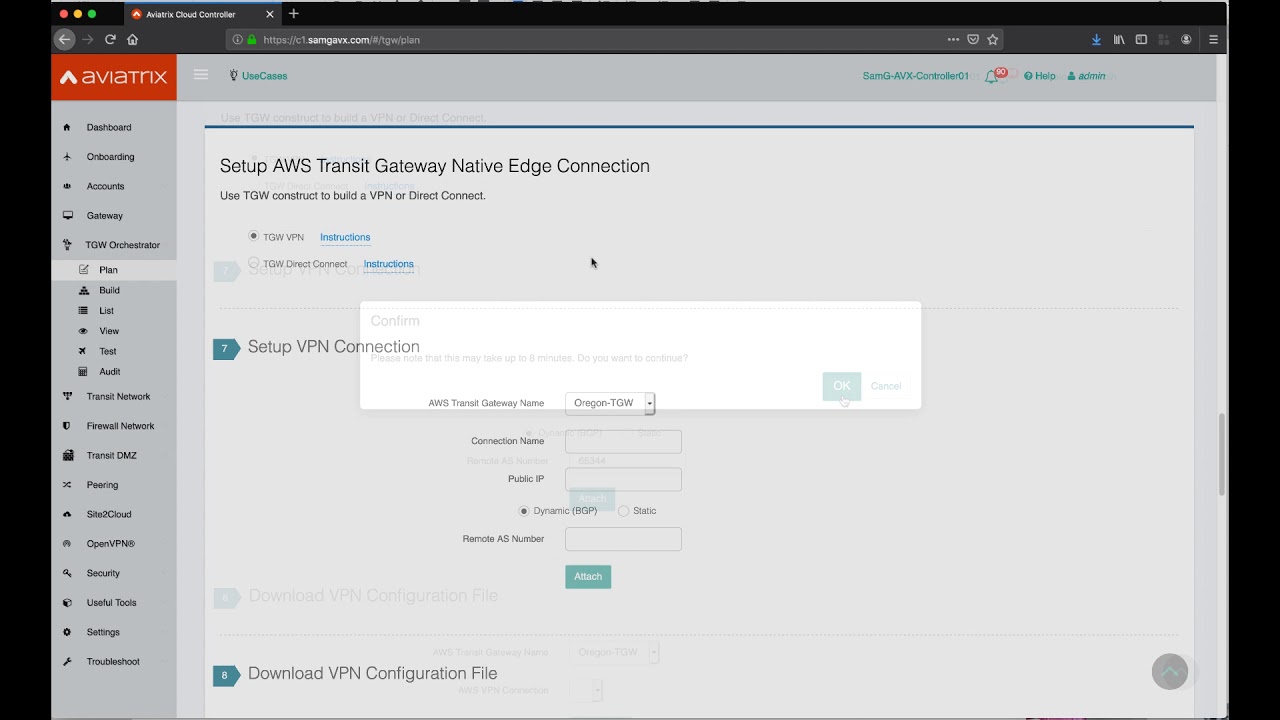 Orchestrating Direct Connect and VPN Attachment for AWS Transit Gateway ...