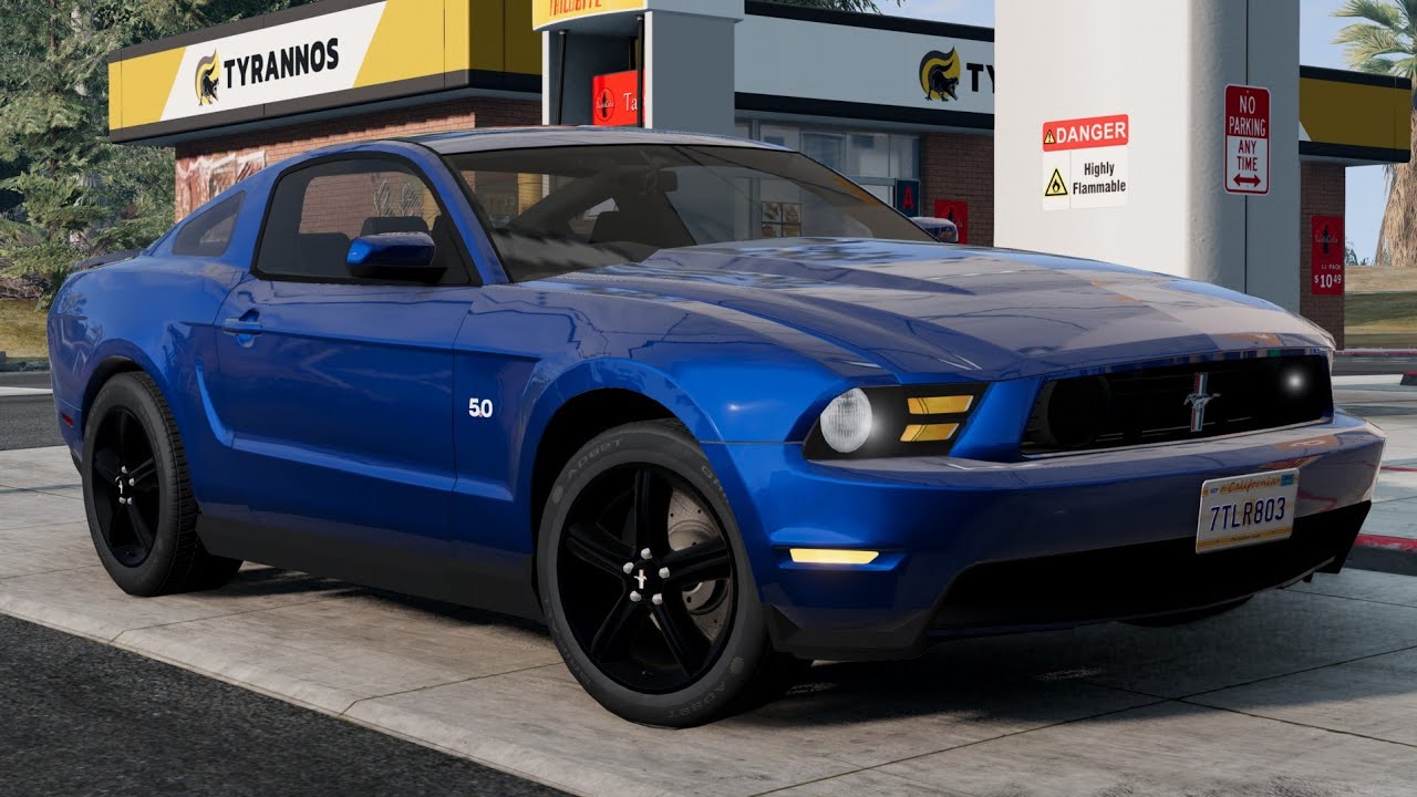 Ford Mustang GT (2010) in BeamNG #609 - YouTube
