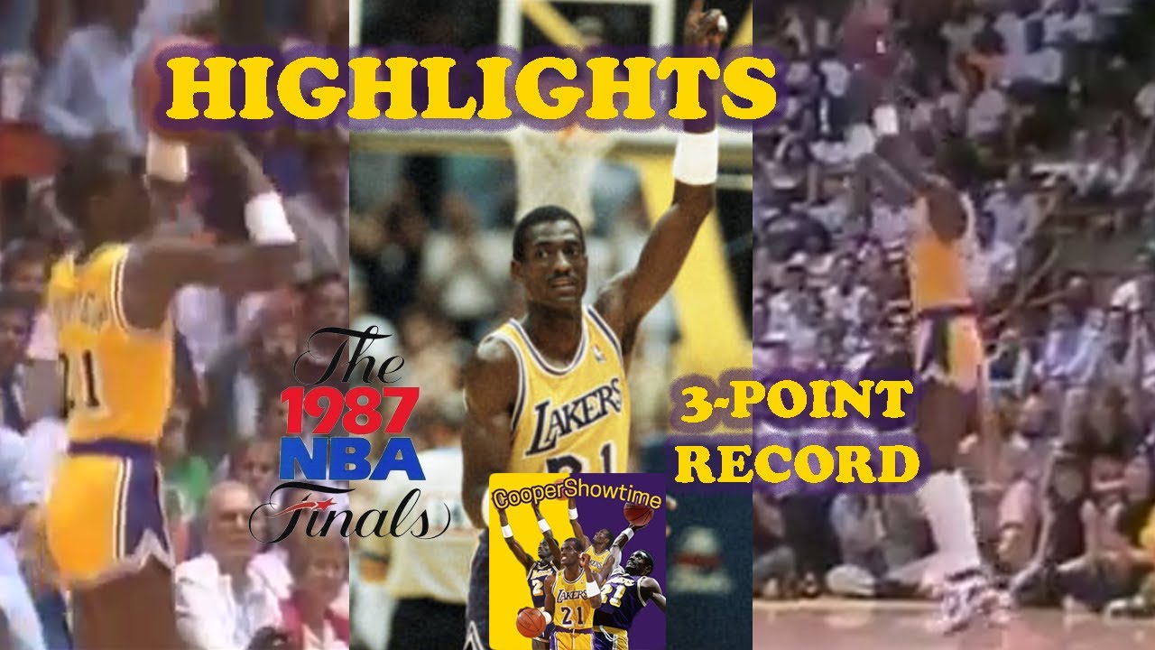 Michael Cooper 1987 NBA Finals 3-Point Record Full Highlights Game 2 vs ...