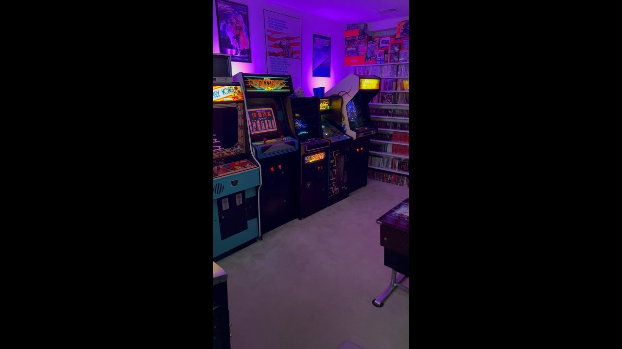 Home Arcade Tour in 4K 60fps HDR + Channel Update - YouTube