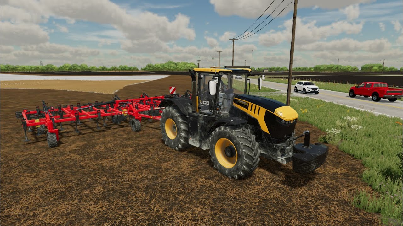 FS22 CALTIVATING FILED AND PLANTING CANOLA EGEWATER FARM - YouTube