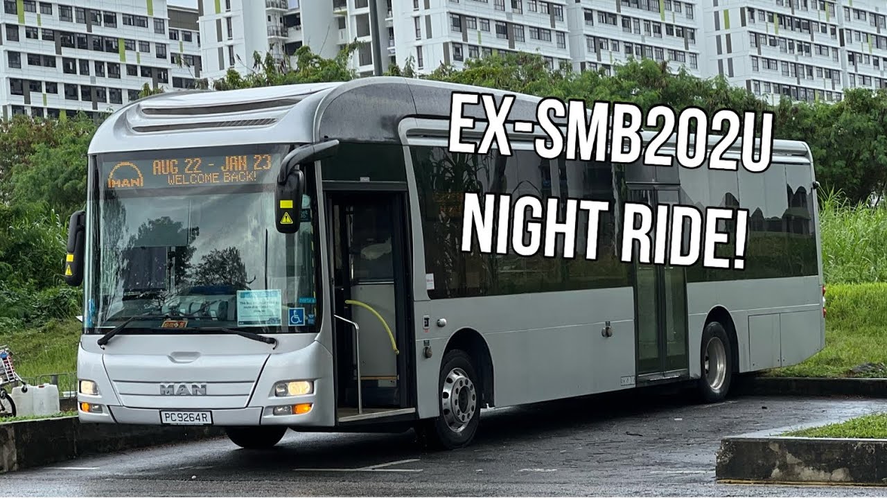 [A&S Transit] Ex SMB202U Night Ride! - PC9264R MAN NL323F A22 Euro 5 ...