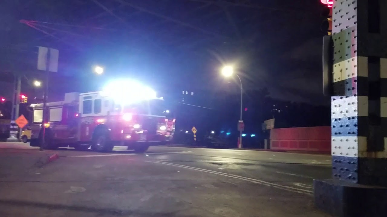 FDNY Engine Company 94 "Seneca Ave" Responding On Westchester Ave In ...