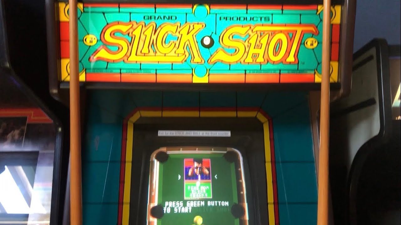 Slick Shot (1990) Arcade Pool Cab | at Princes Arcades - YouTube