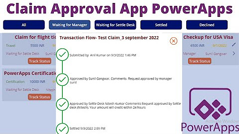 Claim Approval Application using PowerApps & Power Automate - YouTube