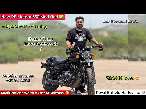 2025 RE Meteor 350 Modified With Accessories of Worth ₹60k + 🤯 | Better ...