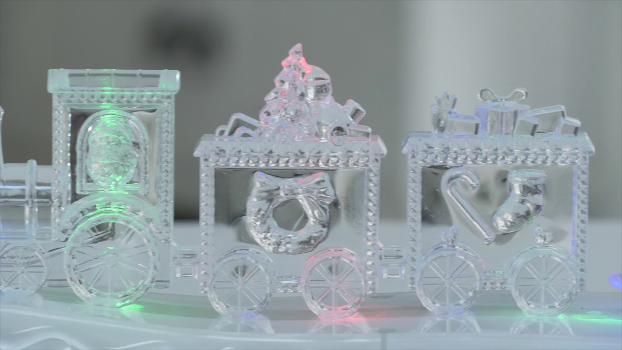 Ace - LED Water Spinner Tree & Train - YouTube