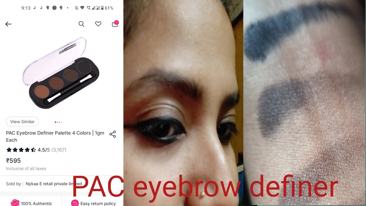 pac eyebrow definer/pac eyebrow filler /budget friendly eyebrow filler ...