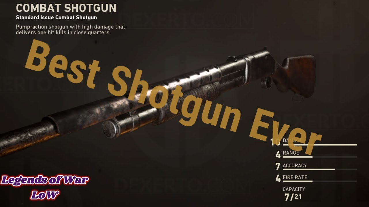 CoD WW2 Combat Shotgun OP - YouTube