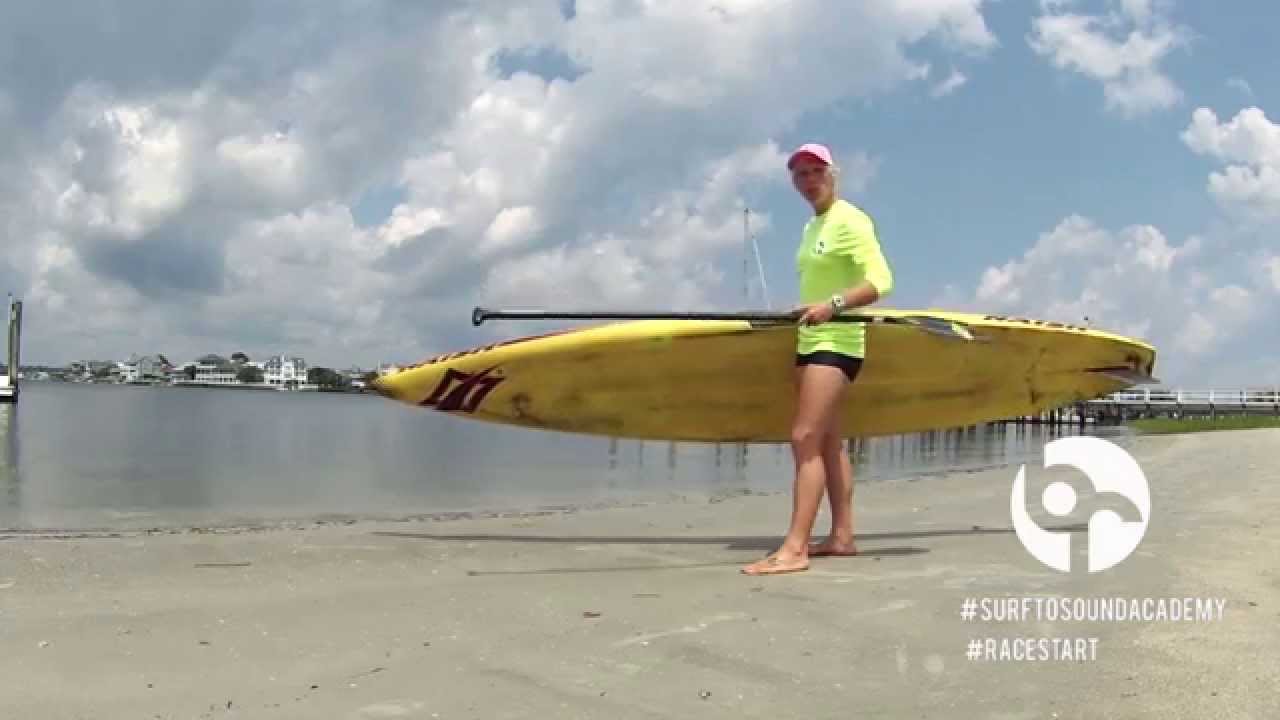 How to: SUP Race Starts - YouTube