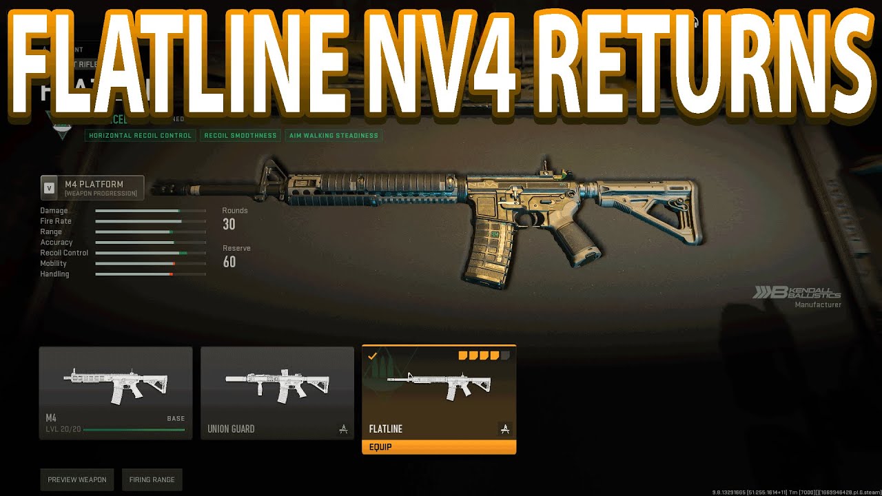 THEY ADDED THE NV4 FLATLINE FROM IW TO MODERN WARFARE 2! ( WARFIGHTERS ...