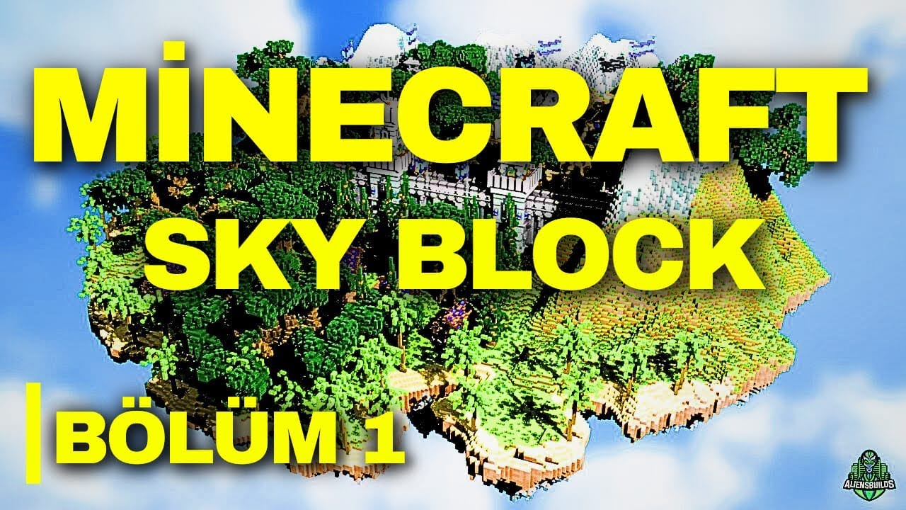 Minecraft// Minecraft SKYBLOCK Map | MC Skyblock Bölüm-1 - YouTube