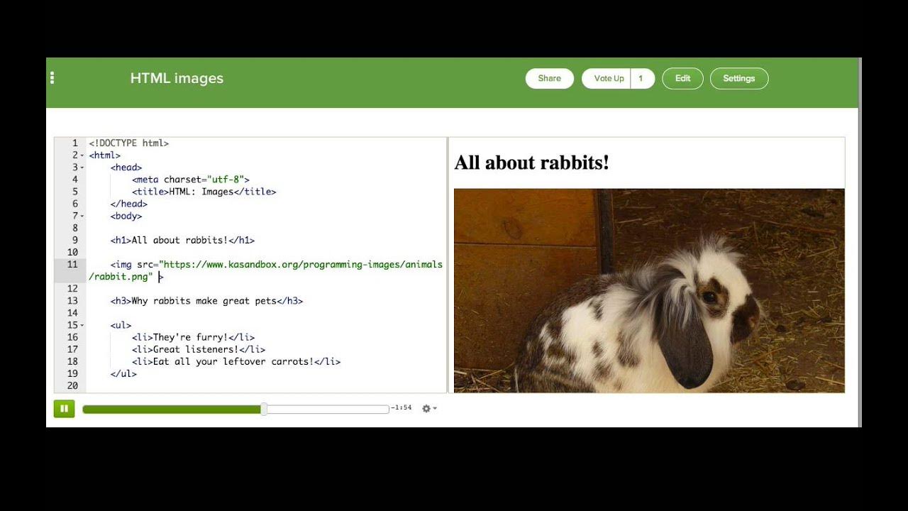 HTML: Images | Intro to HTML/CSS: Making webpages | Computer Programming | Khan Academy - YouTube