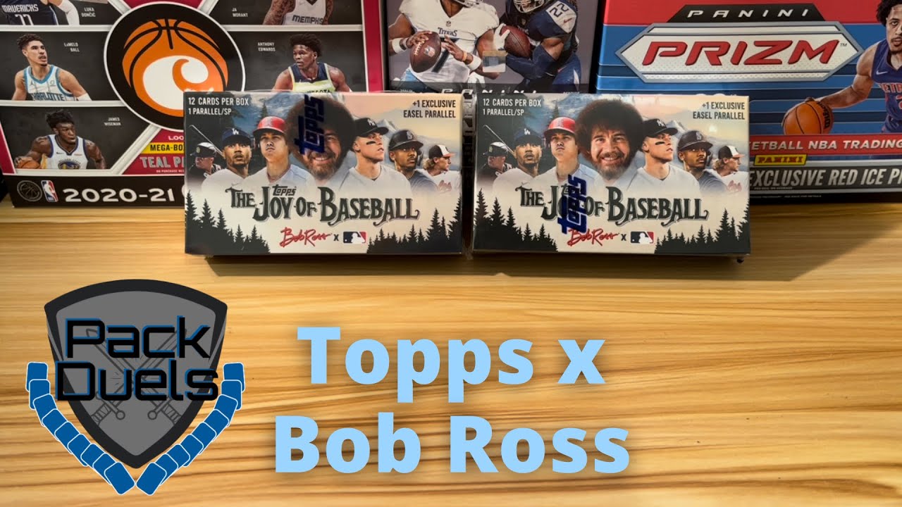 Topps x Bob Ross Joy of Baseball Happy Little Boxes are a work of art ...
