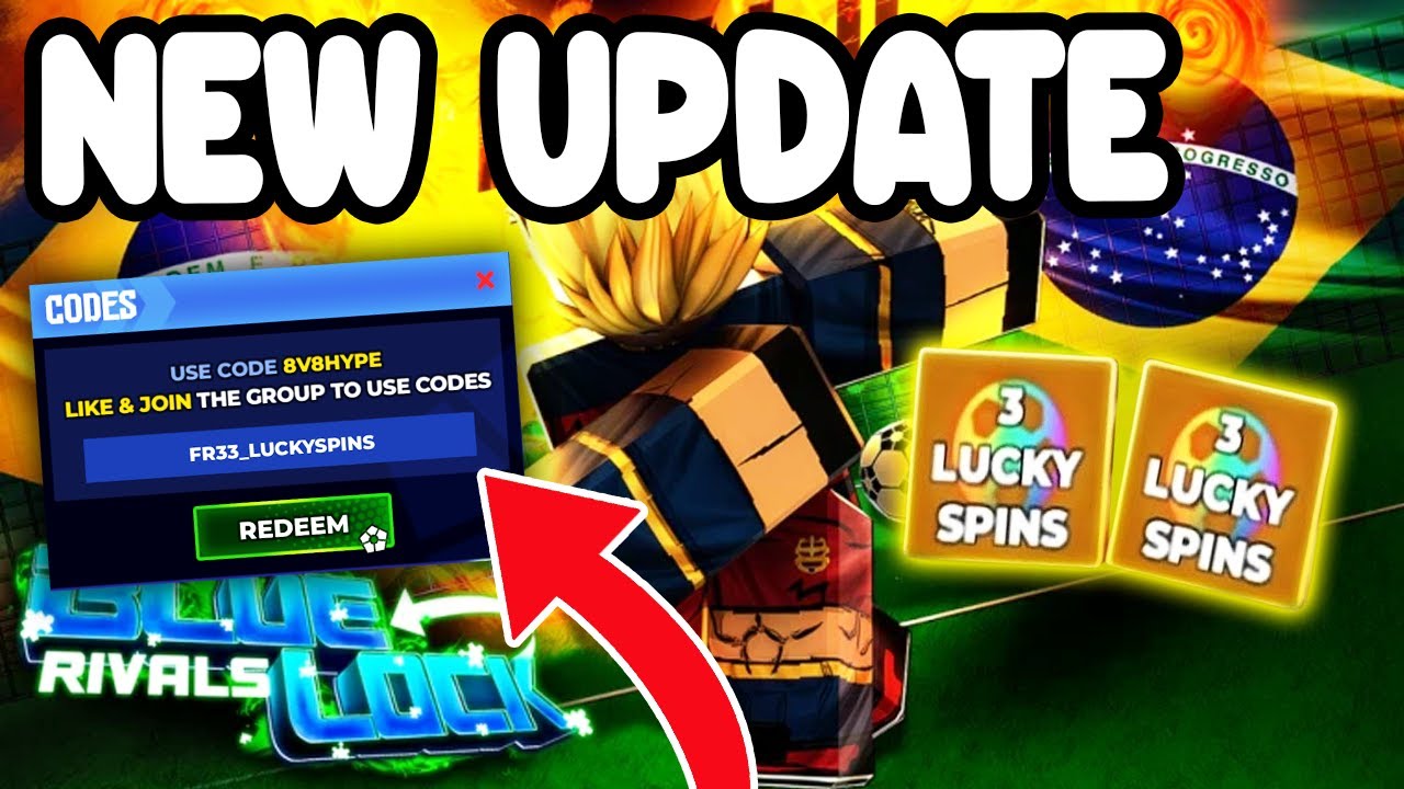 Blue Lock Rivals NEW UPDATE CODES! (HOW TO GET LAVINHO SHOWCASE, FREE ...