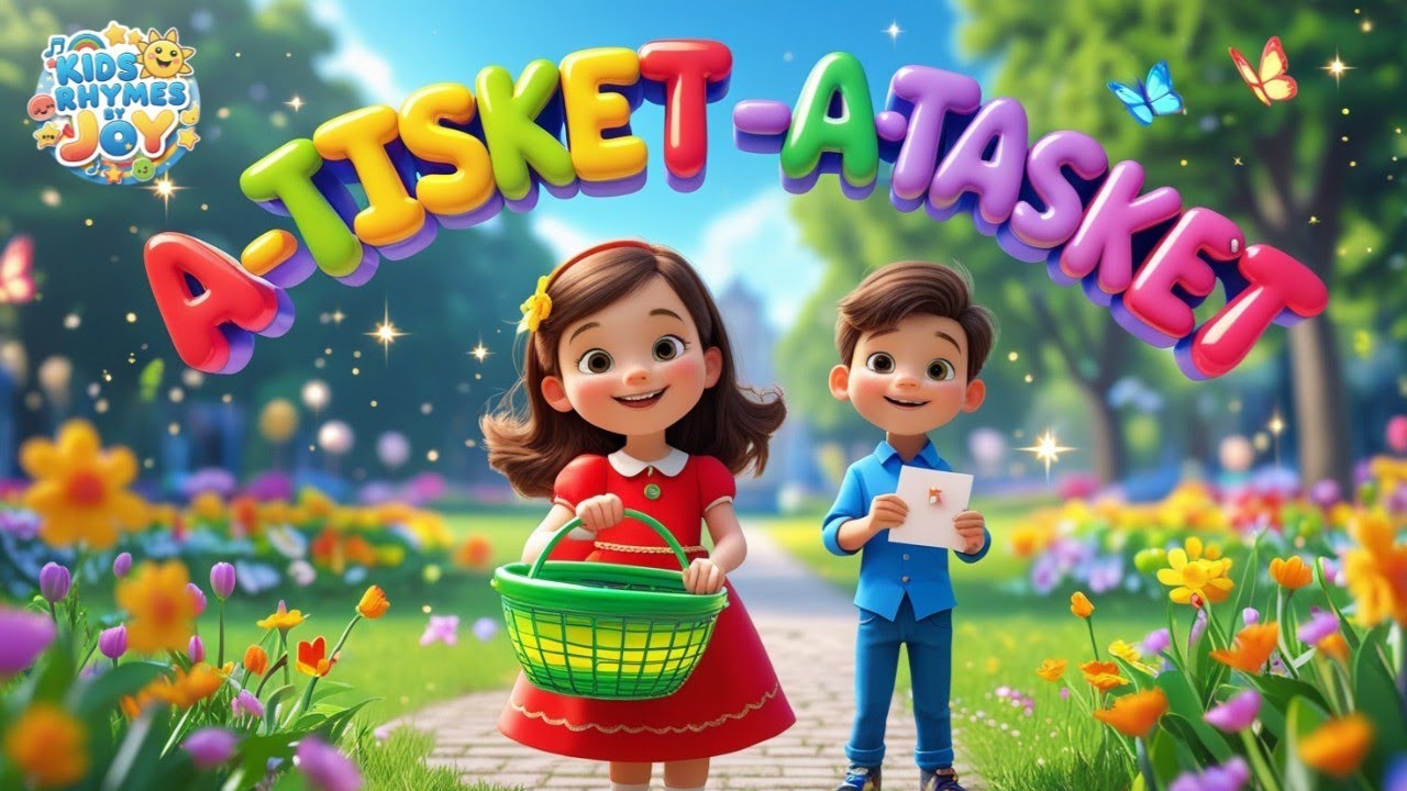 🎶 A-Tisket, A-Tasket | Classic Nursery Rhyme for Kids | Kids Rhymes By ...