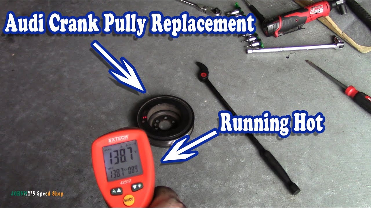 Audi A4 2.0 T Crank Pulley / Harmonic Balancer Replacement - YouTube